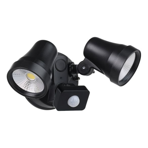 206899/206901_Eglo Coastguard 2x15W CCT LED Floodlight With Sensor IP65