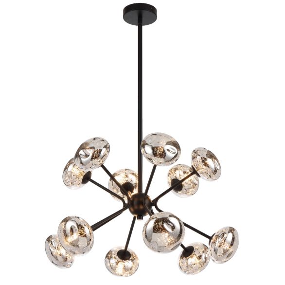VARLIN PE12-BKMR_Telbix Varlin 12 Light Pendant Black VARLIN PE12-BKMR